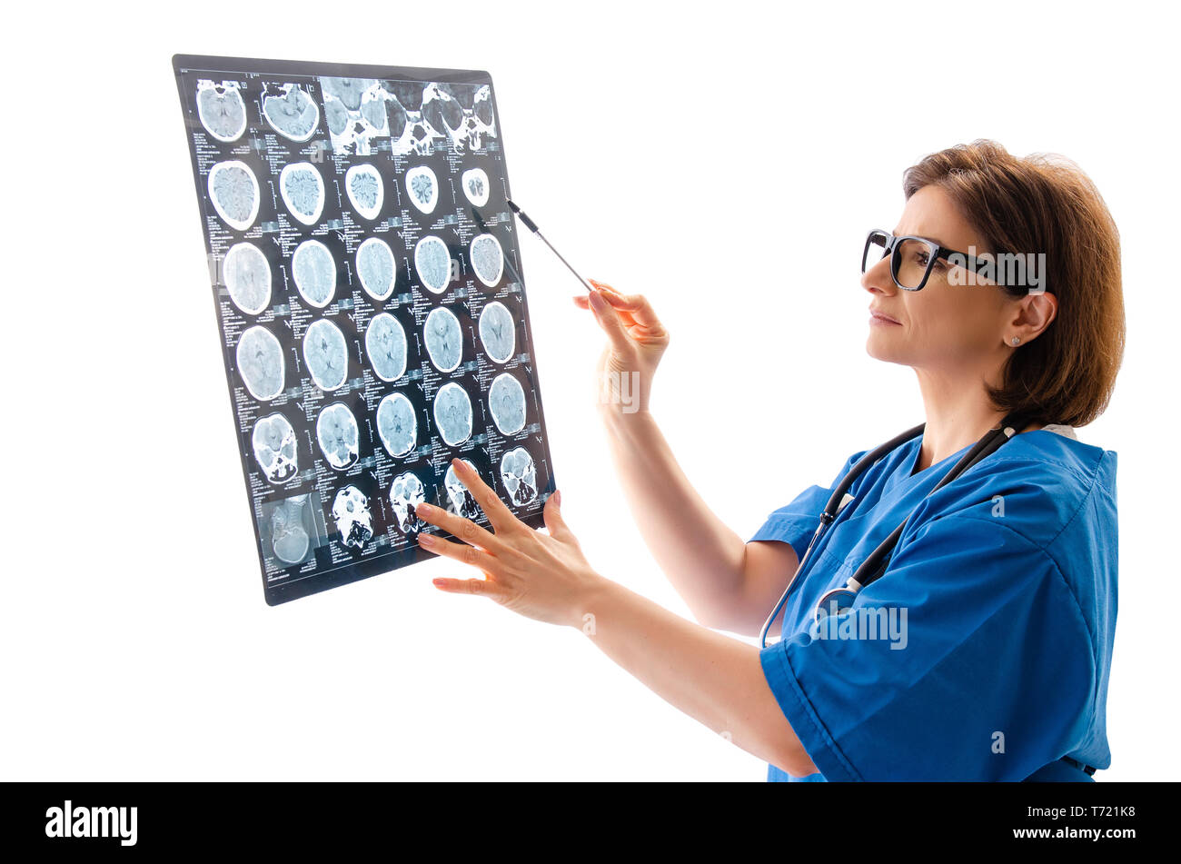Female workaholic Cut Out Stock Images & Pictures - Alamy