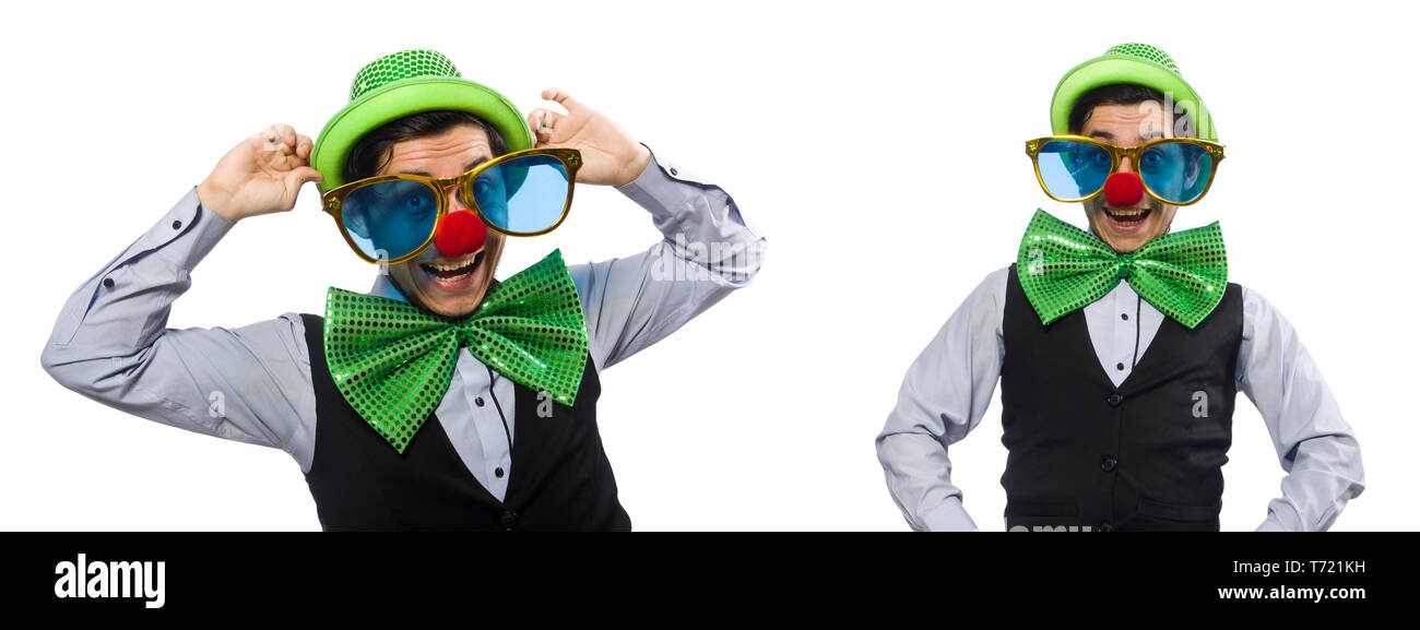 Holiday entertainment man in Cut Out Stock Images & Pictures - Alamy