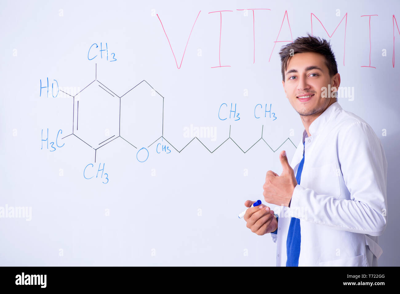 Scientist standing in front whiteboard hi-res stock photography and ...
