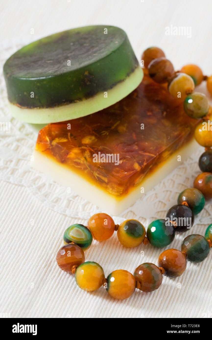 Yellow handmade soap hi-res stock photography and images - Alamy