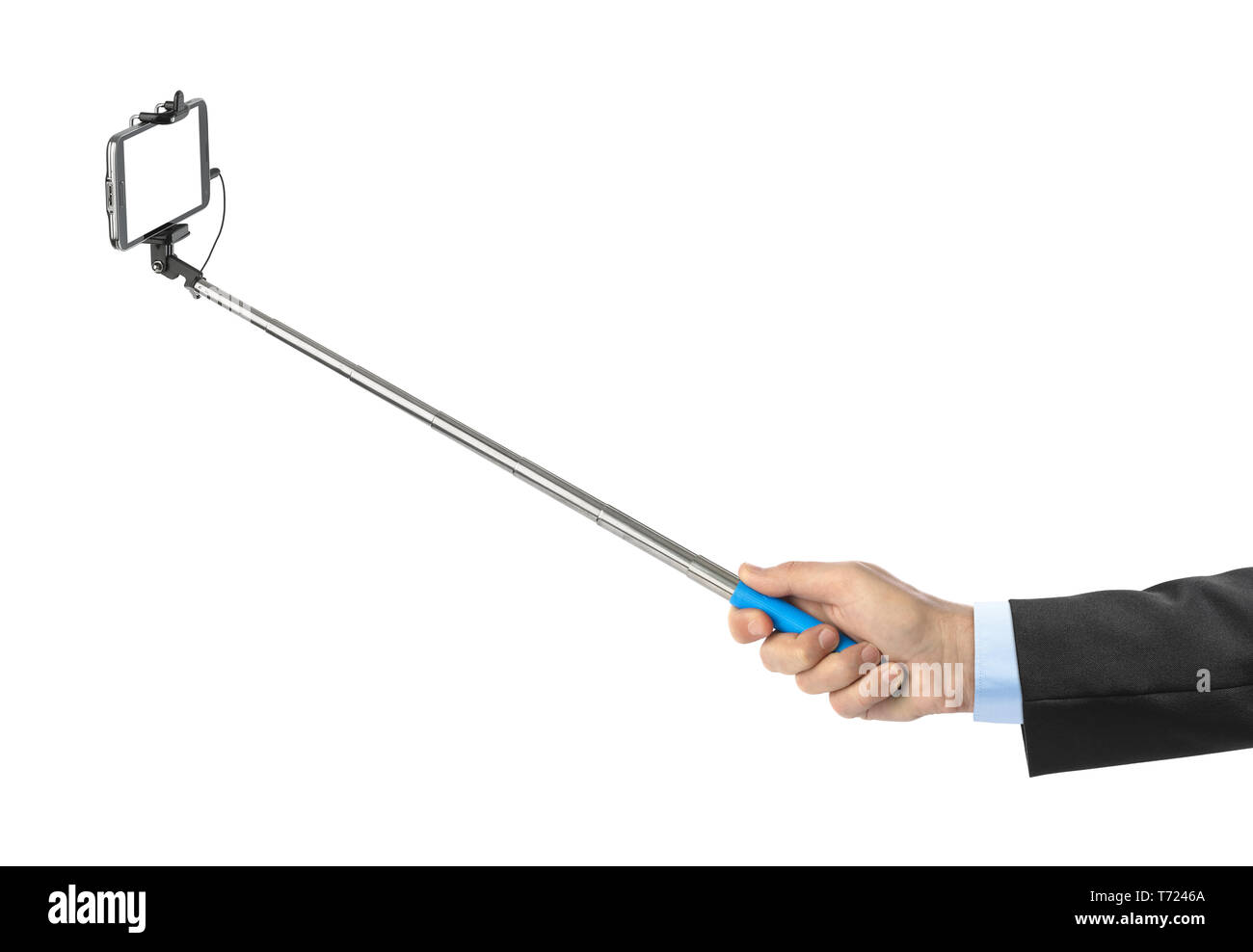 Hand holding smartphone picture Cut Out Stock Images & Pictures - Alamy