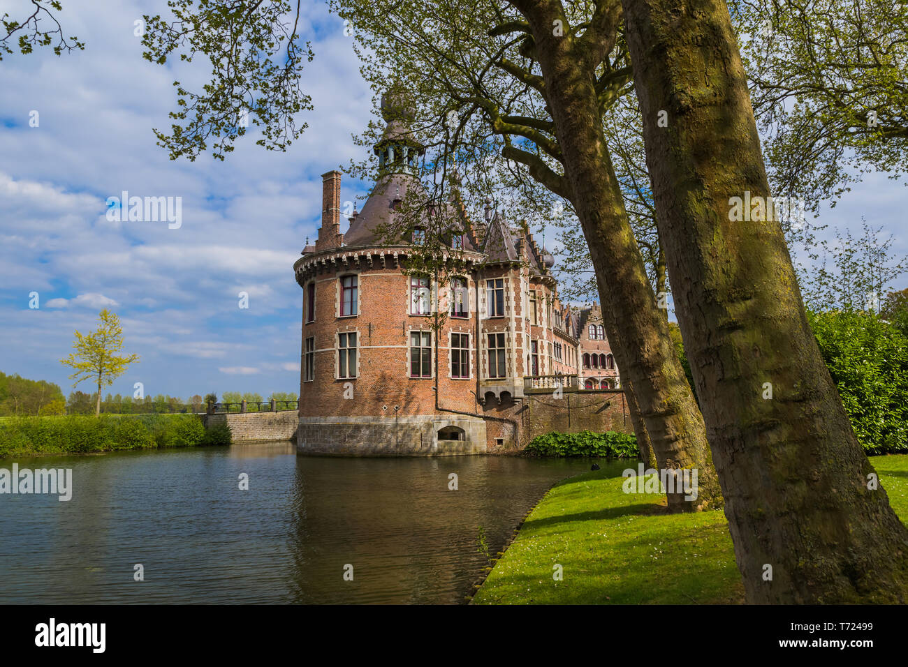 Ooidonk Castle in Belgium Stock Photo - Alamy