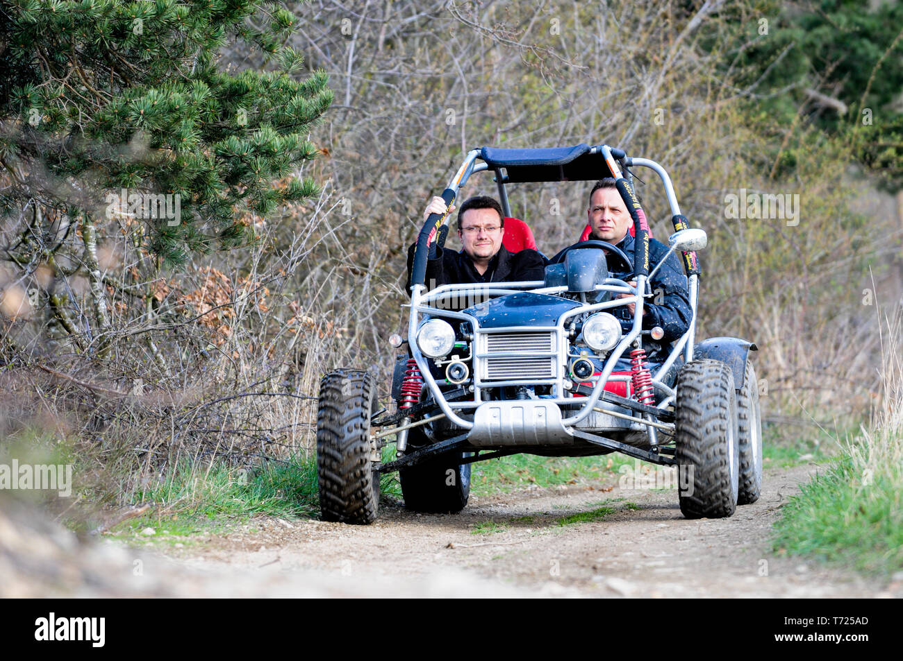 Buggies available for disabled drivers, Loire, France Stock Photo - Alamy
