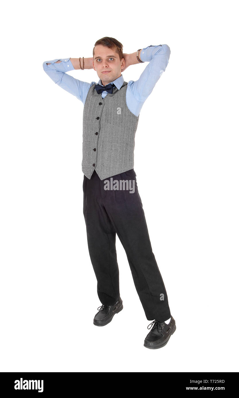 Handsome man thinking behind Cut Out Stock Images & Pictures - Alamy