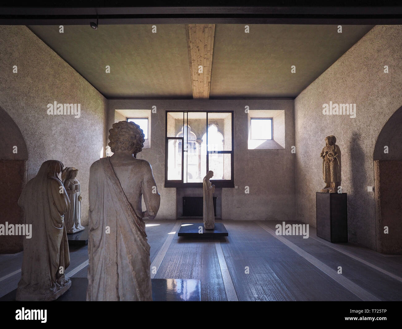 VERONA, ITALY - CIRCA MARCH 2019: Castelvecchio museum designed by ...