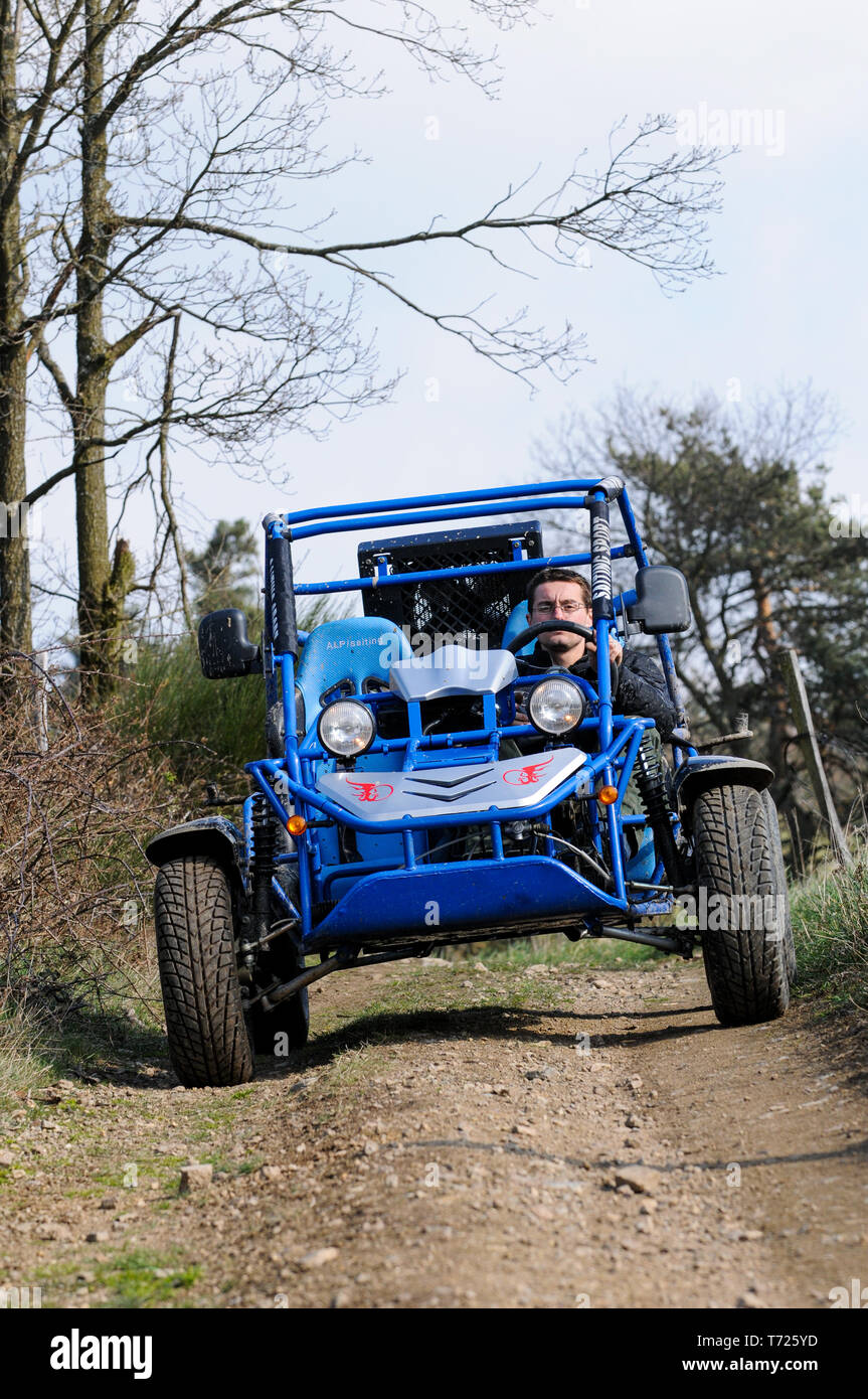 Buggies available for disabled drivers, Loire, France Stock Photo - Alamy