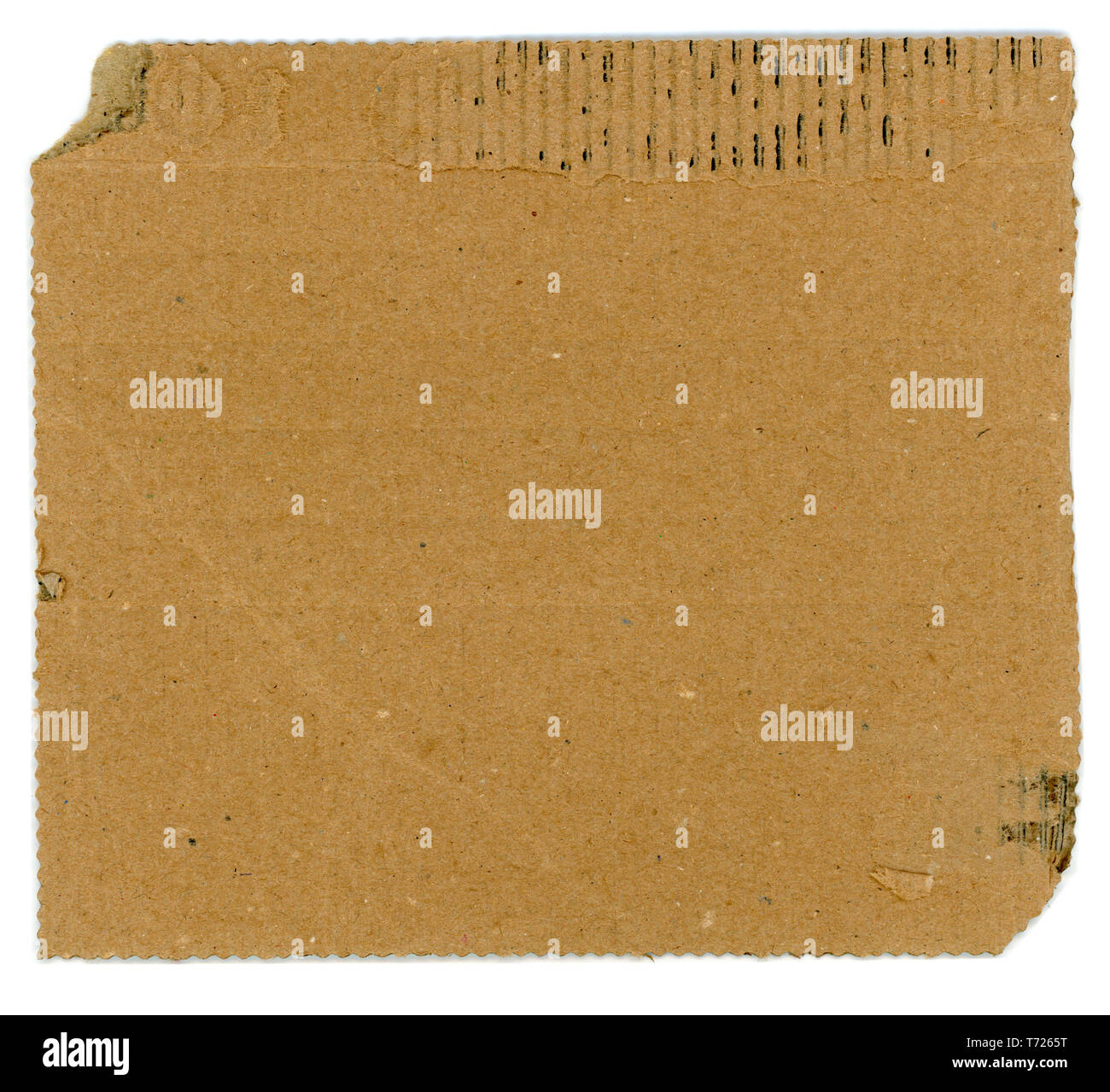 brown grunge corrugated cardboard texture useful as a background ...
