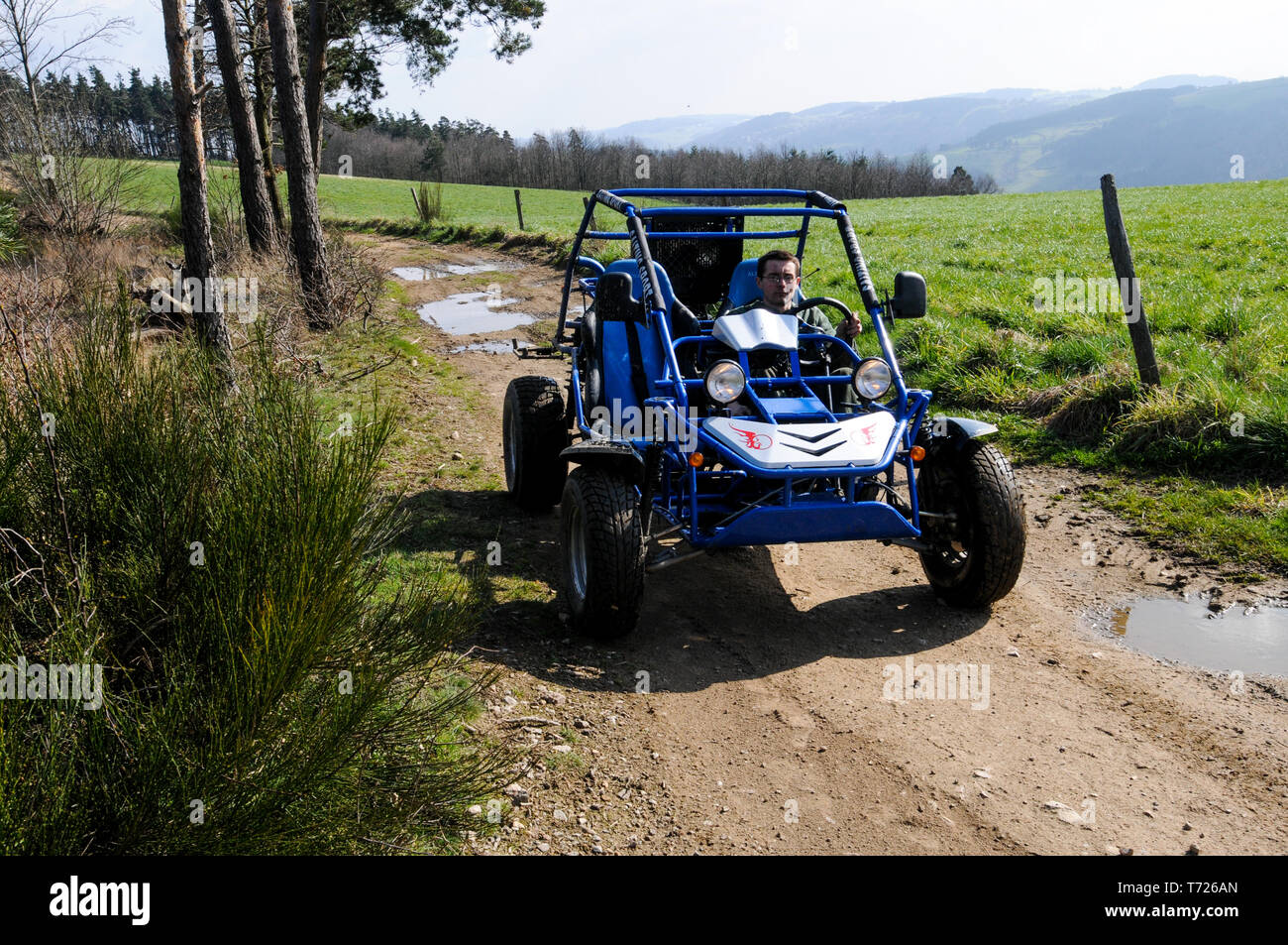 Buggies available for disabled drivers, Loire, France Stock Photo - Alamy