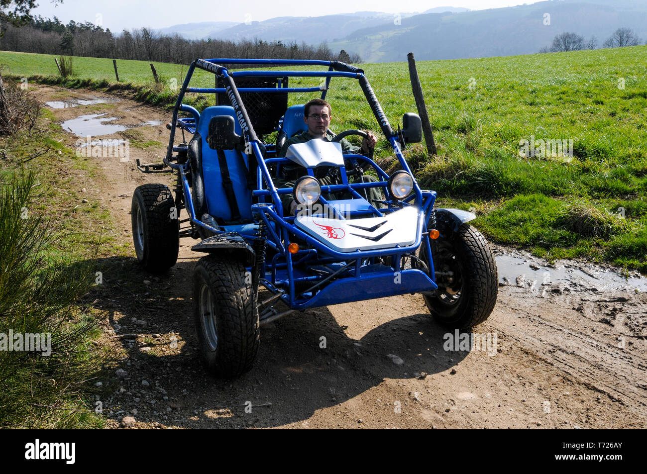 Buggies available for disabled drivers, Loire, France Stock Photo - Alamy