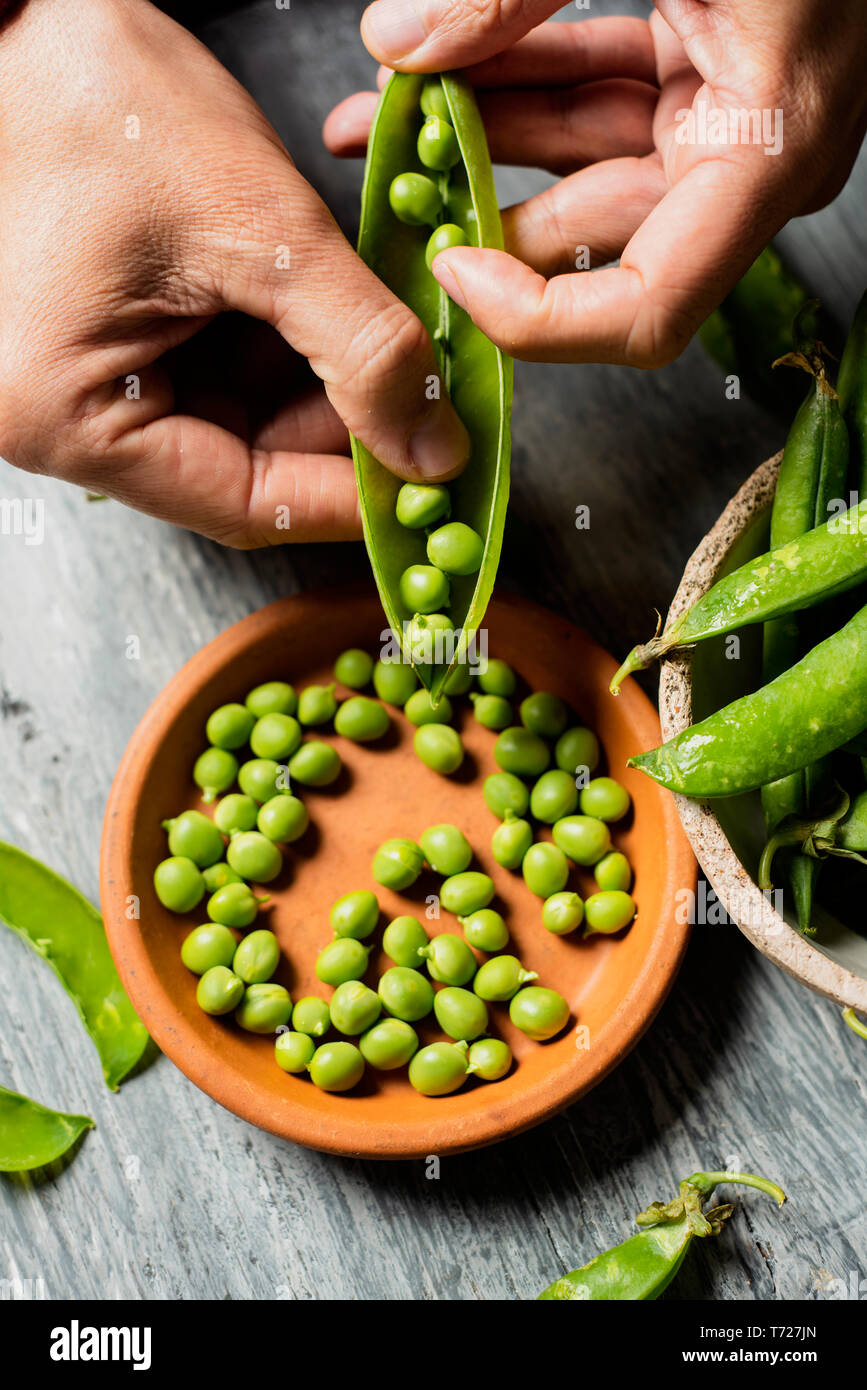 Peas man hi-res stock photography and images - Alamy