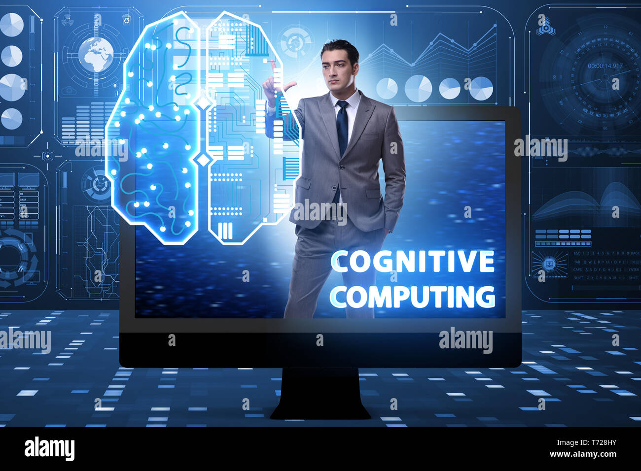 Cognitive computing concept as modern technology Stock Photo - Alamy