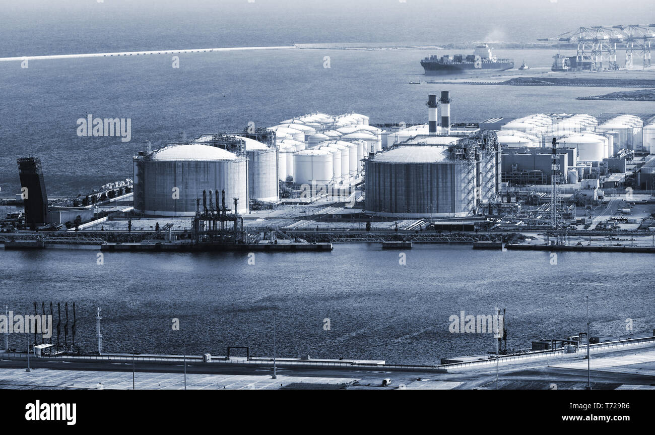 Modern sea port on hi-res stock photography and images - Alamy