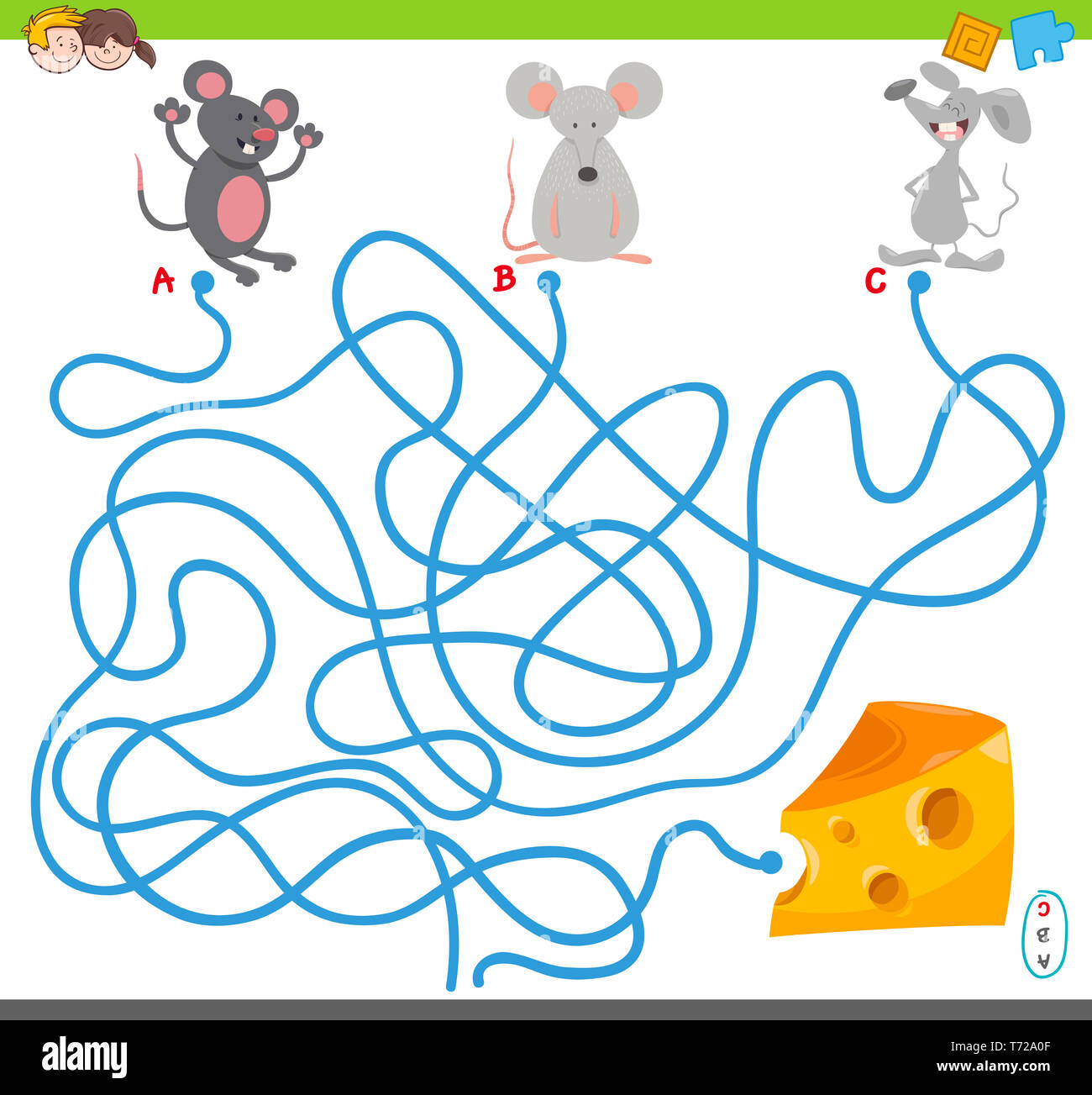 Mice maze hi-res stock photography and images - Alamy