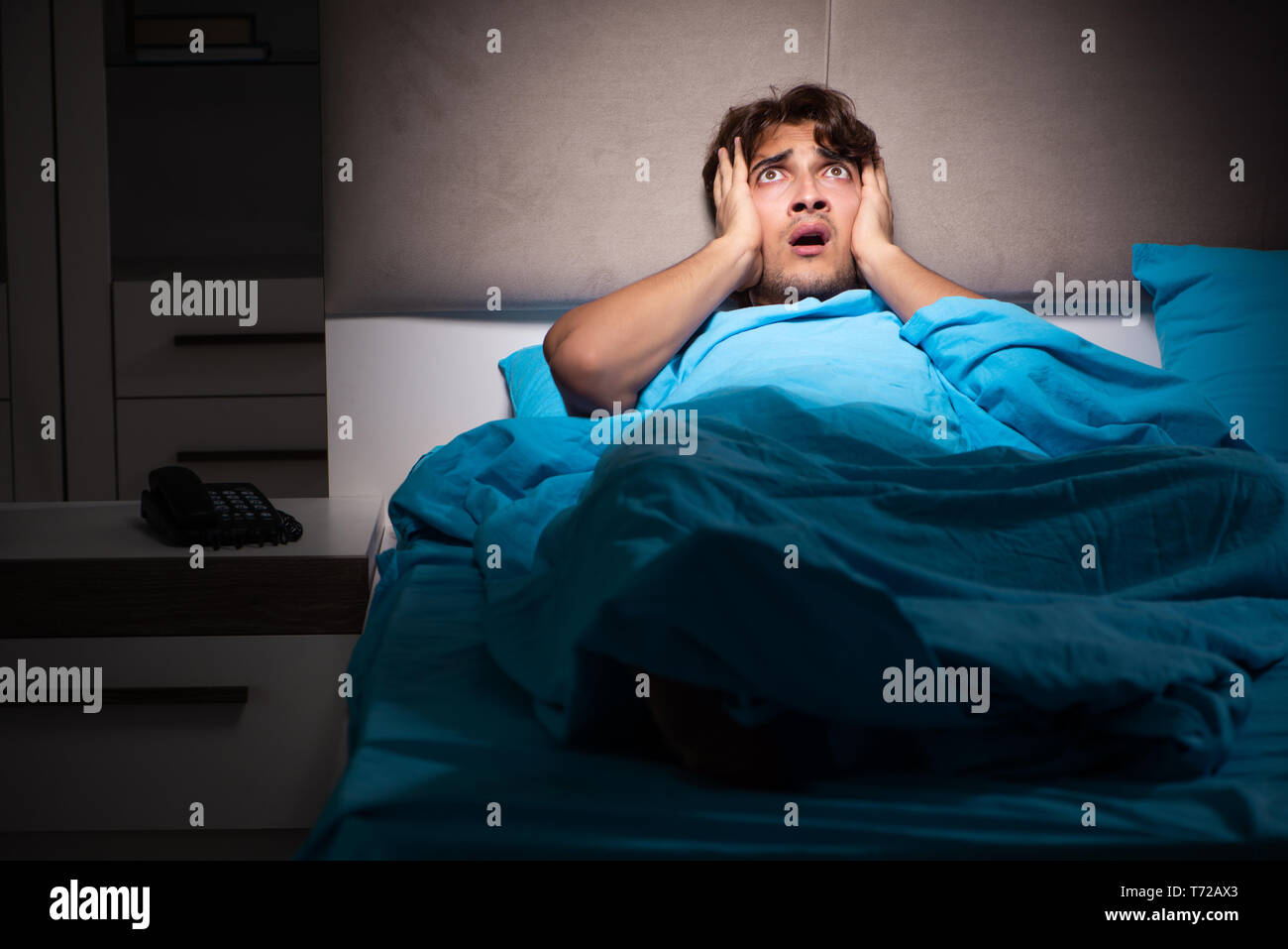 Man Having A Nightmare