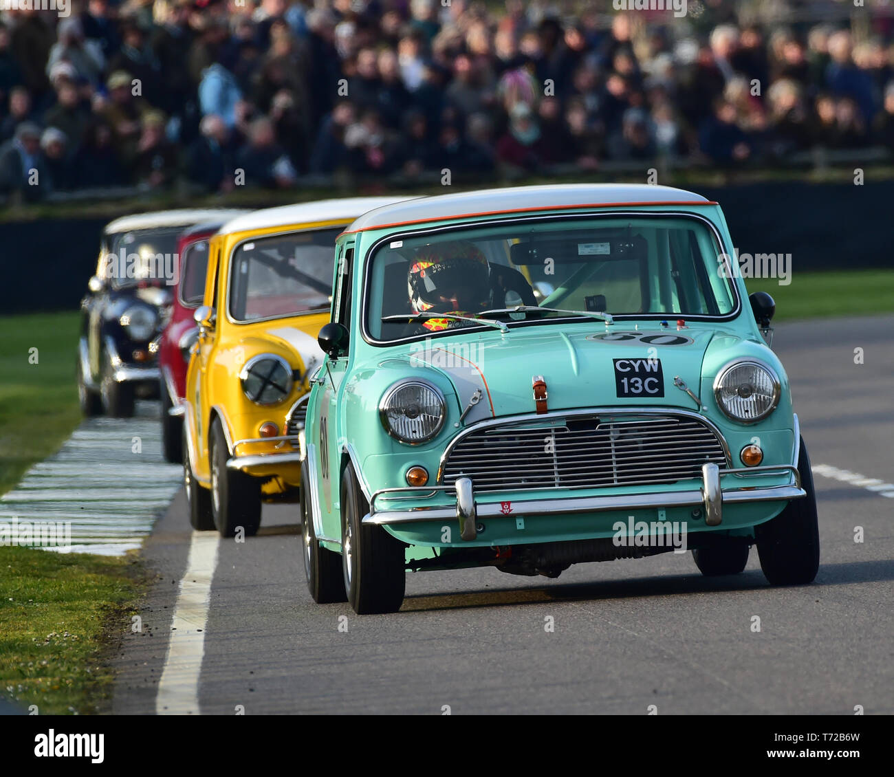 Michael Caine, Austin Mini Cooper S, Betty Richmond Trophy Heat 2, Mini ...