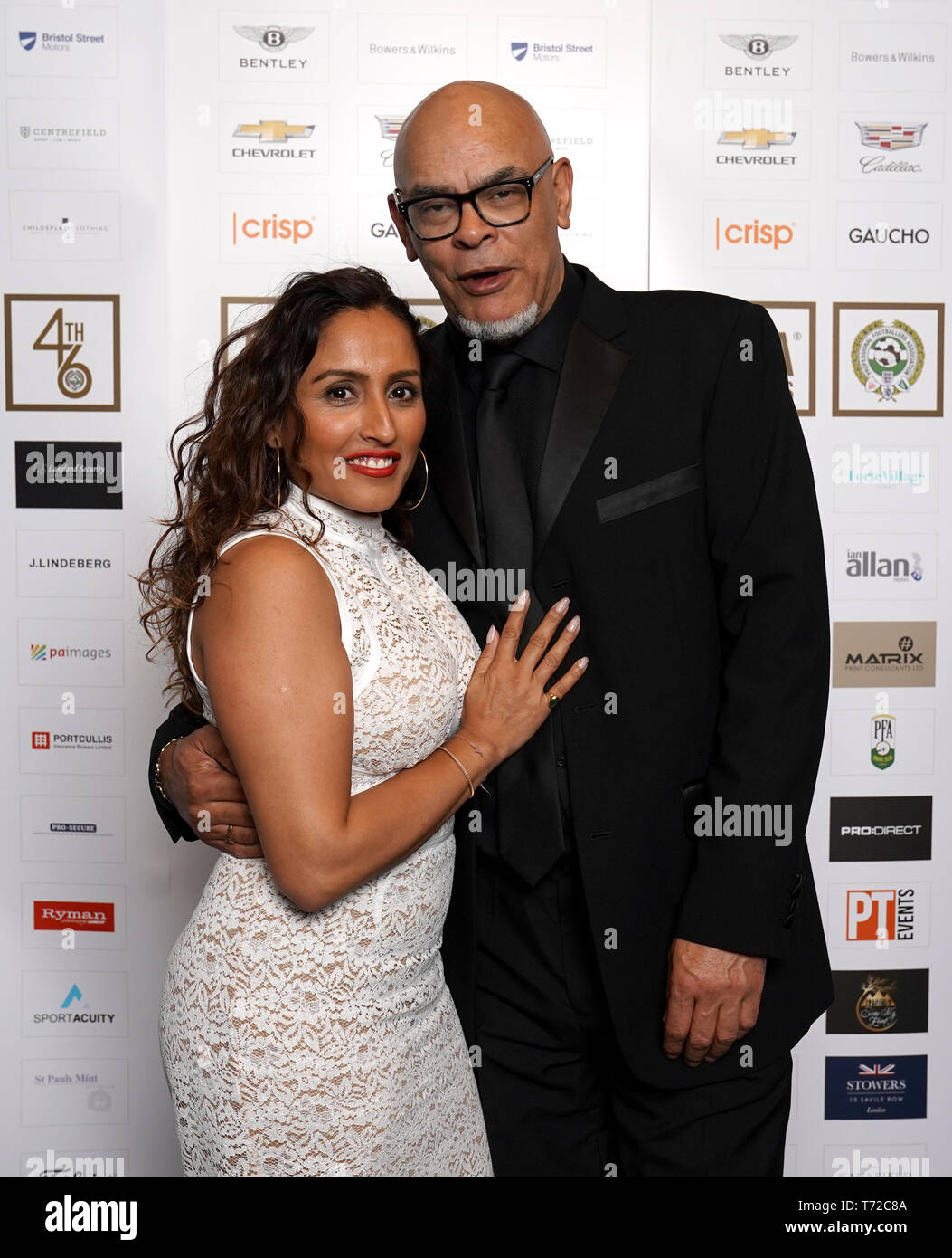 George Berry (right) during the 2019 PFA Awards at the Grosvenor House ...