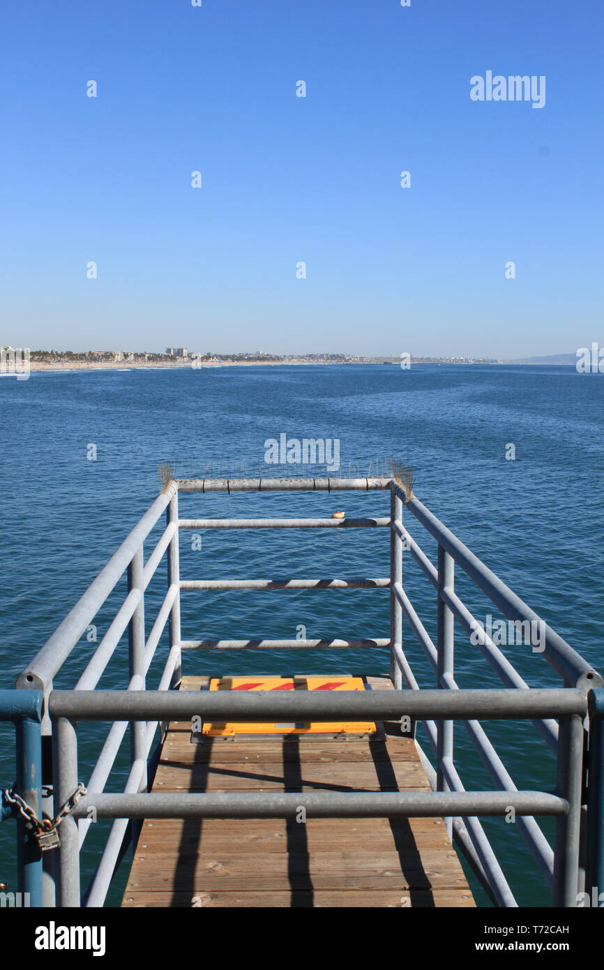 View from santa monica pier hi-res stock photography and images - Alamy