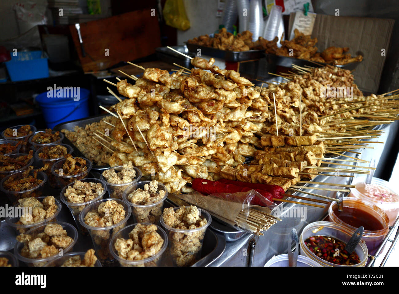 Photo of Deep fried assorted chicken innards Stock Photo - Alamy