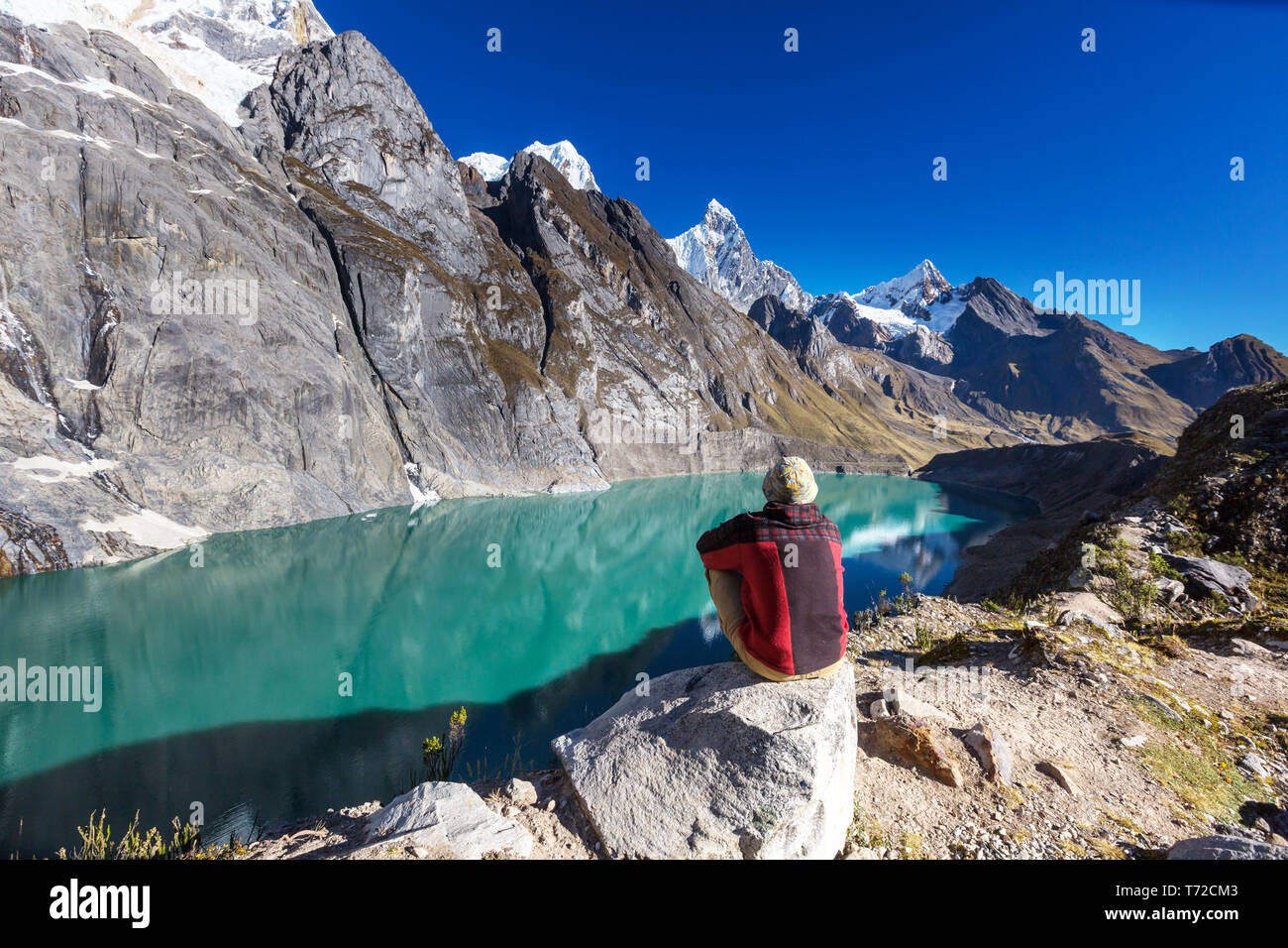 Hike in Peru Stock Photo - Alamy