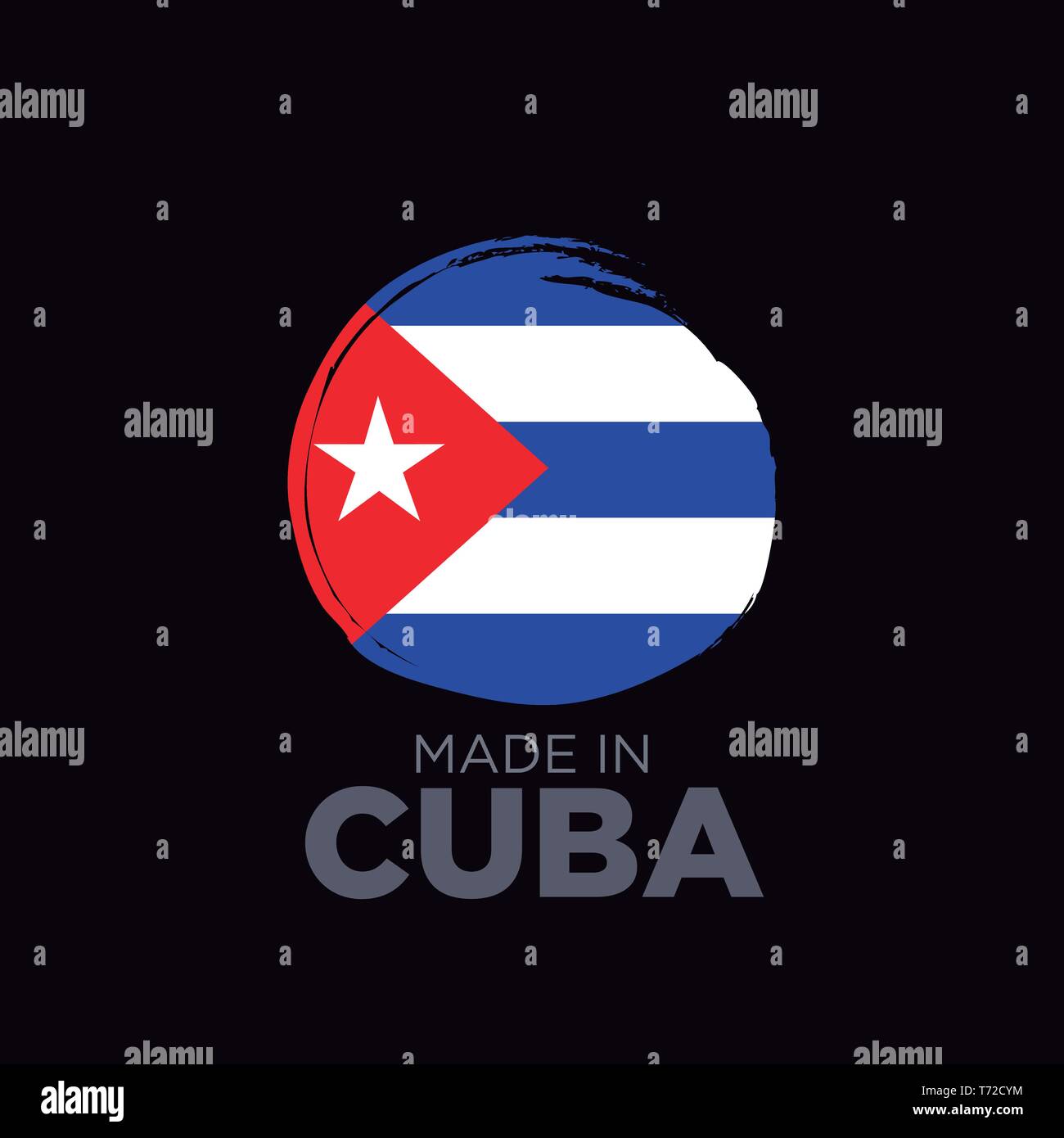 Stamp cuba Stock Vector Images - Alamy