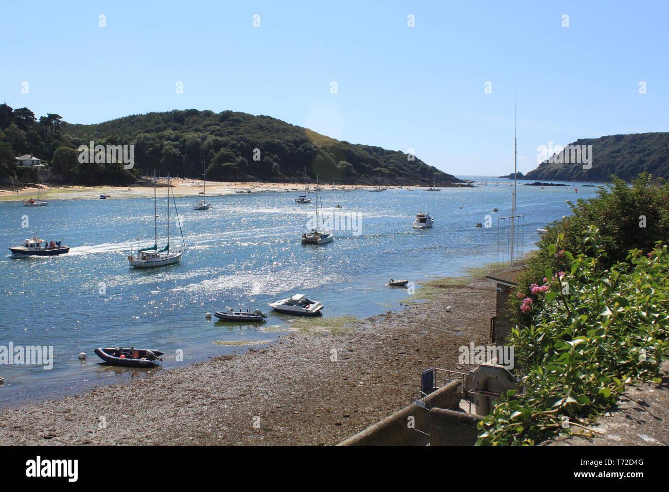 Salcombe yachts estuary hi-res stock photography and images - Alamy