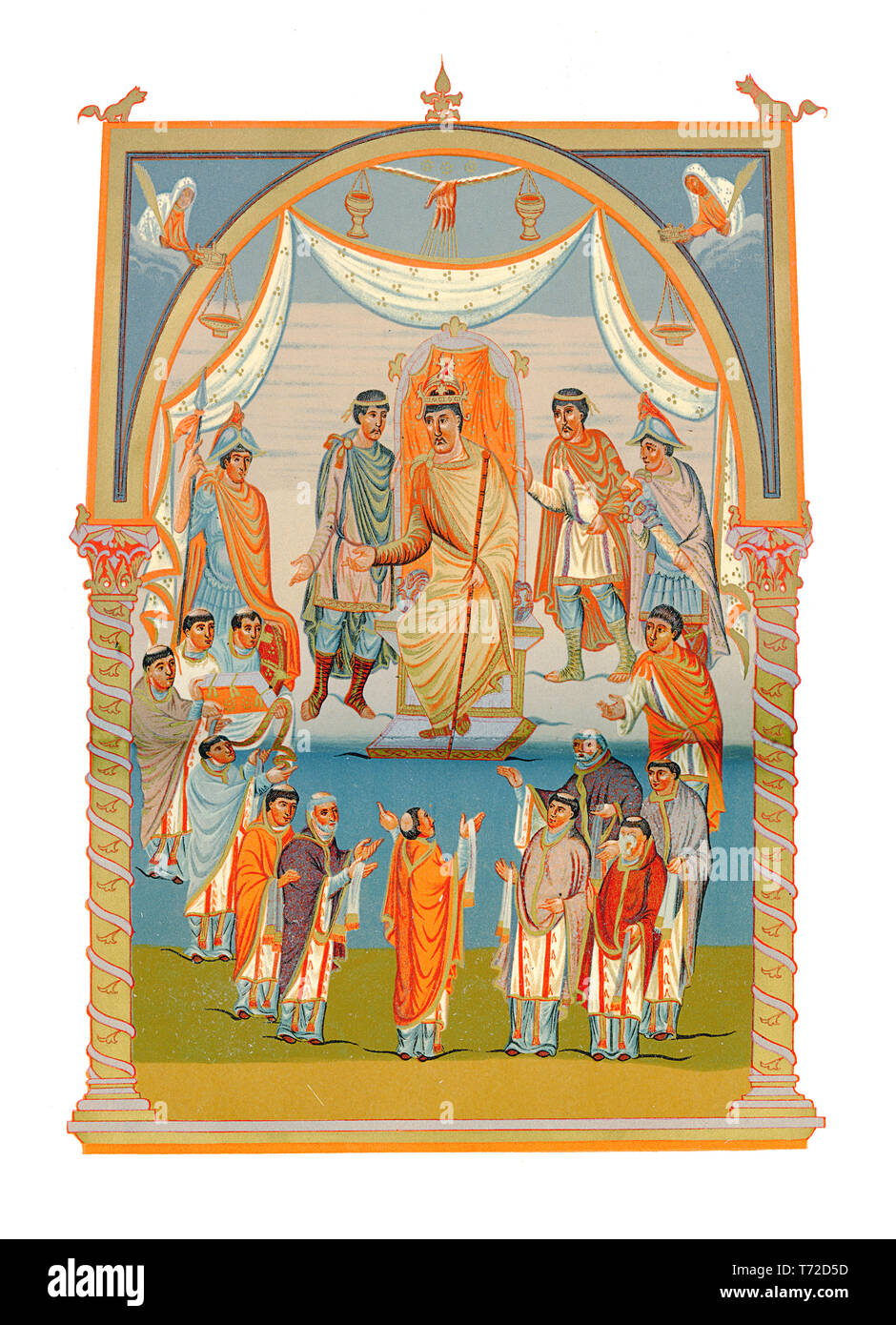 Carolingian miniature hi-res stock photography and images - Alamy