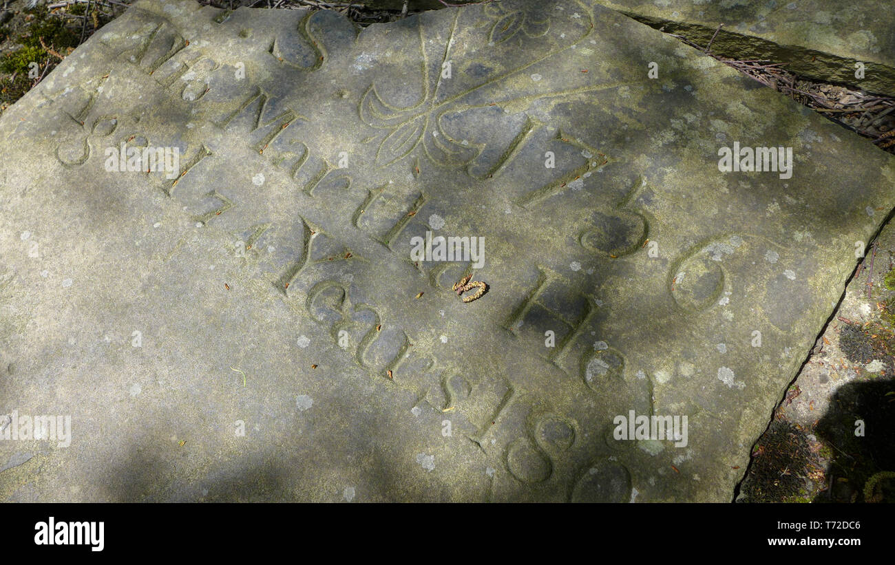 Grave on the floor in the Heptonstall Methodist Church Northgate ...