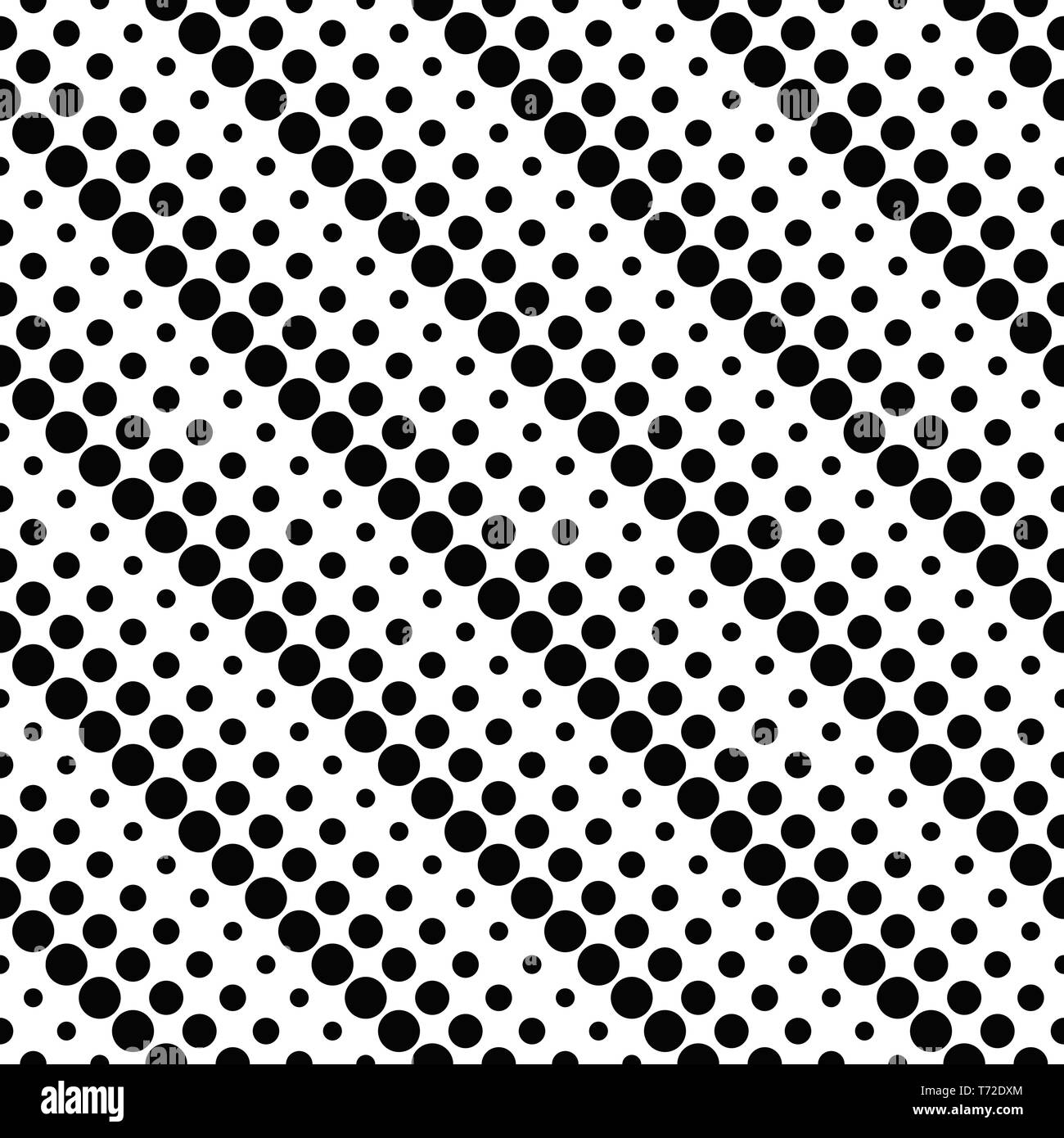 Seamless monochrome geometrical abstract dot pattern background design ...