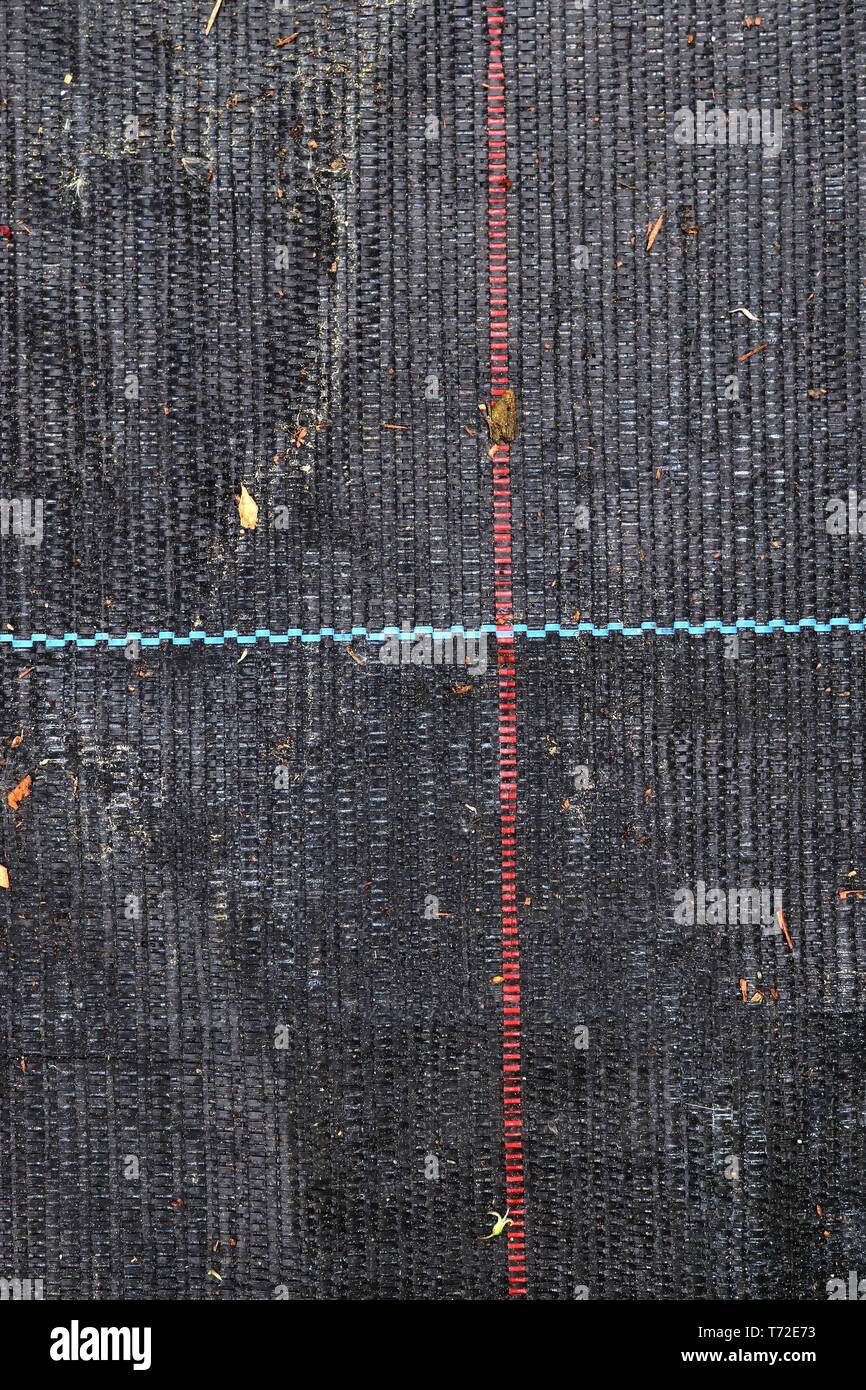 Close up surface of fabrics and textures with colorful patterns in high ...