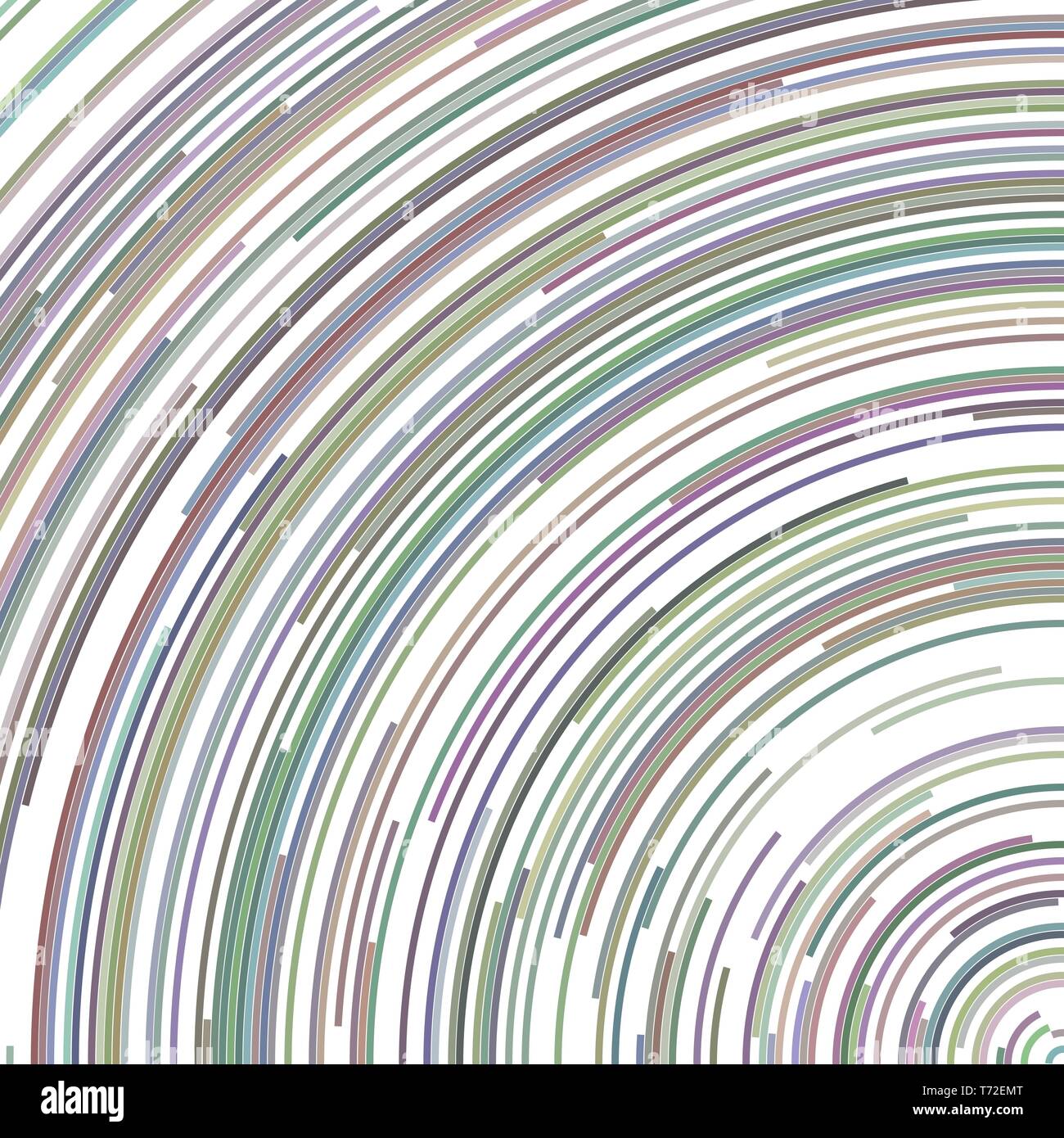Colorful vector ring background design from concentric curved lines ...