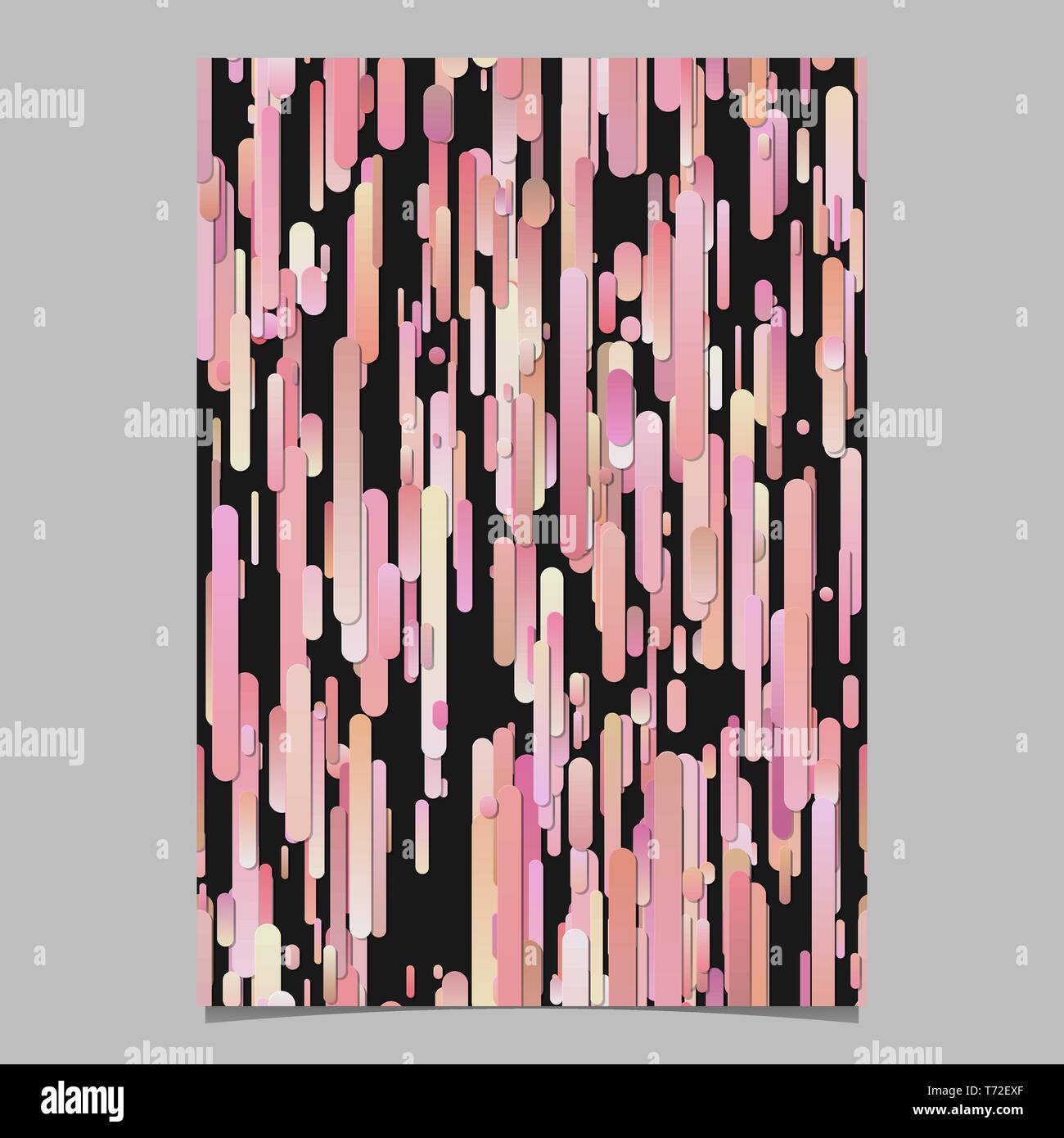 Pink modern vertical gradient stripe pattern brochure background ...