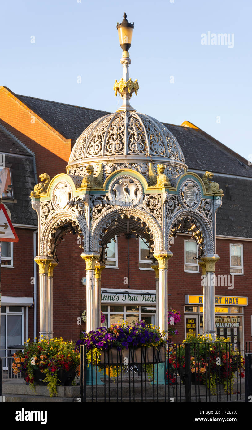King george v coronation memorial fountain in broad street march hi-res ...