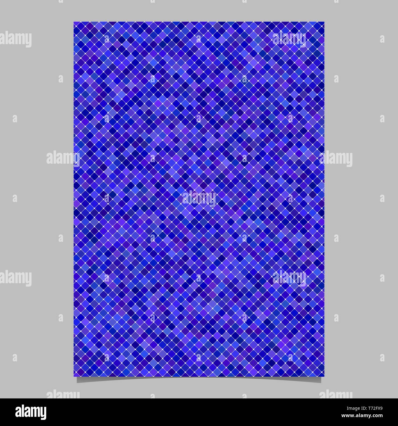 Square pattern flyer design - vector tile mosaic cover background Stock ...