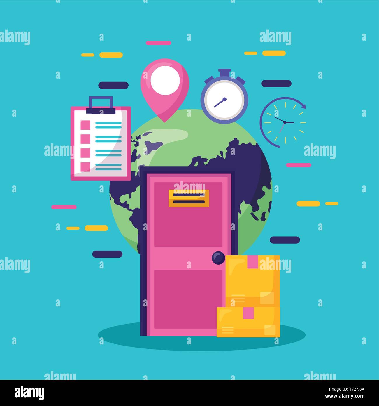 fast delivery business Stock Vector Image & Art - Alamy