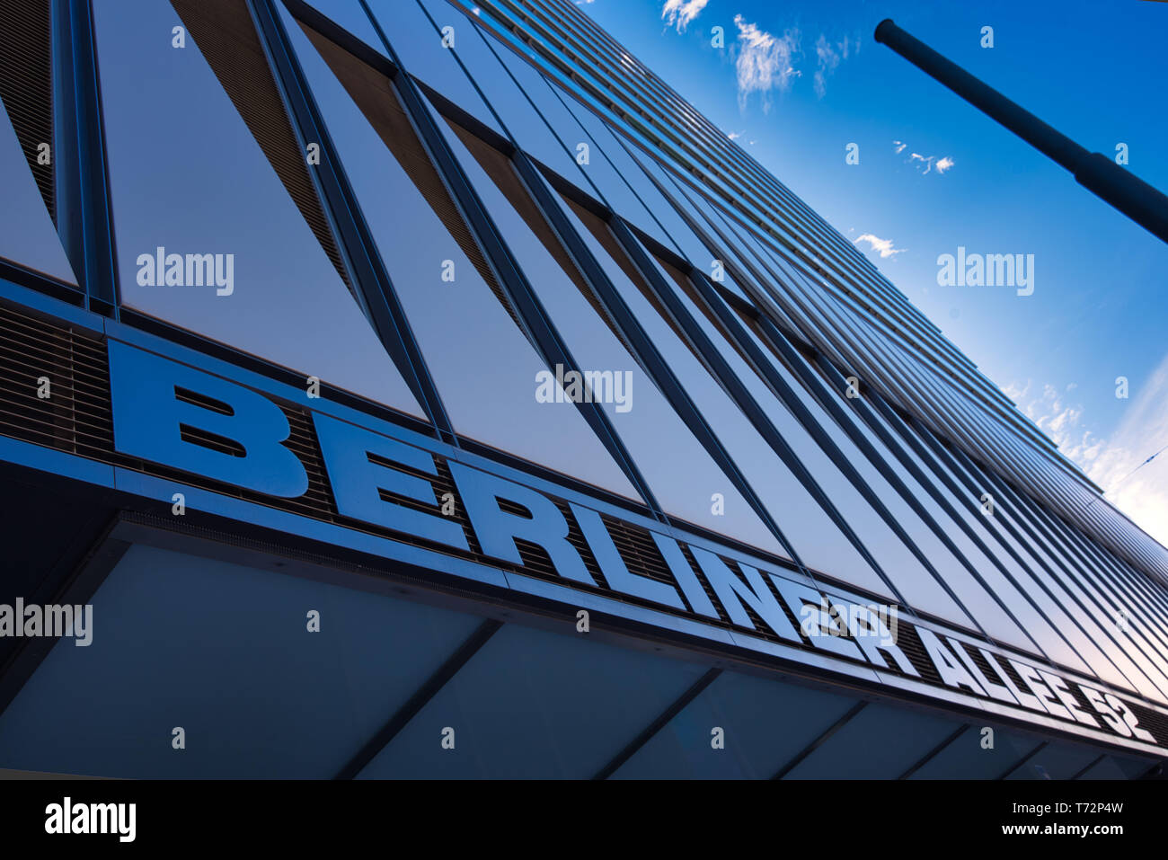 German Street Architecture - Berliner Allee Stock Photo - Alamy
