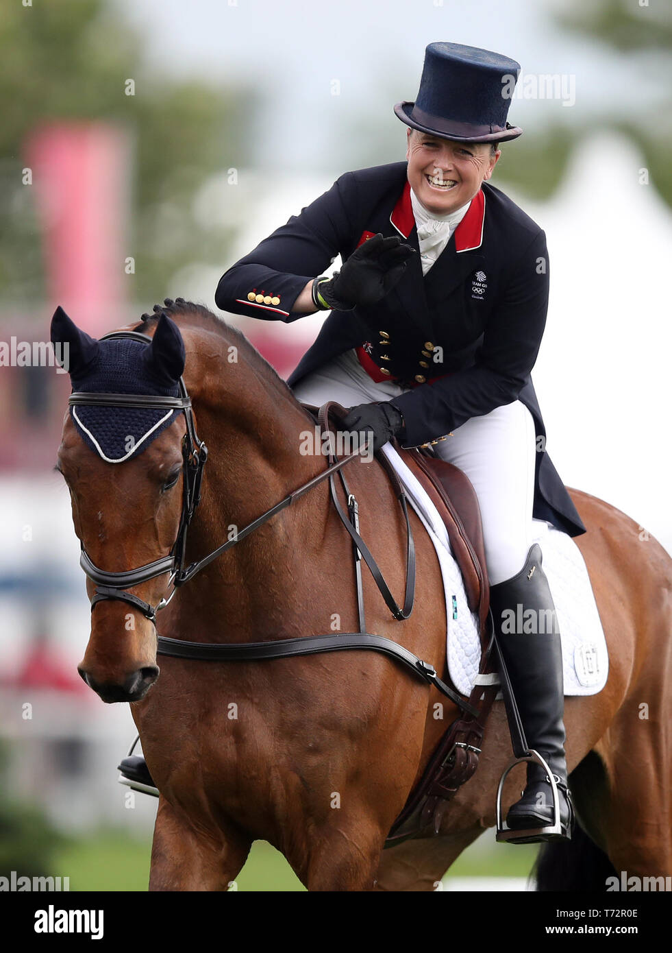 After competing in the dressage hi-res stock photography and images - Alamy