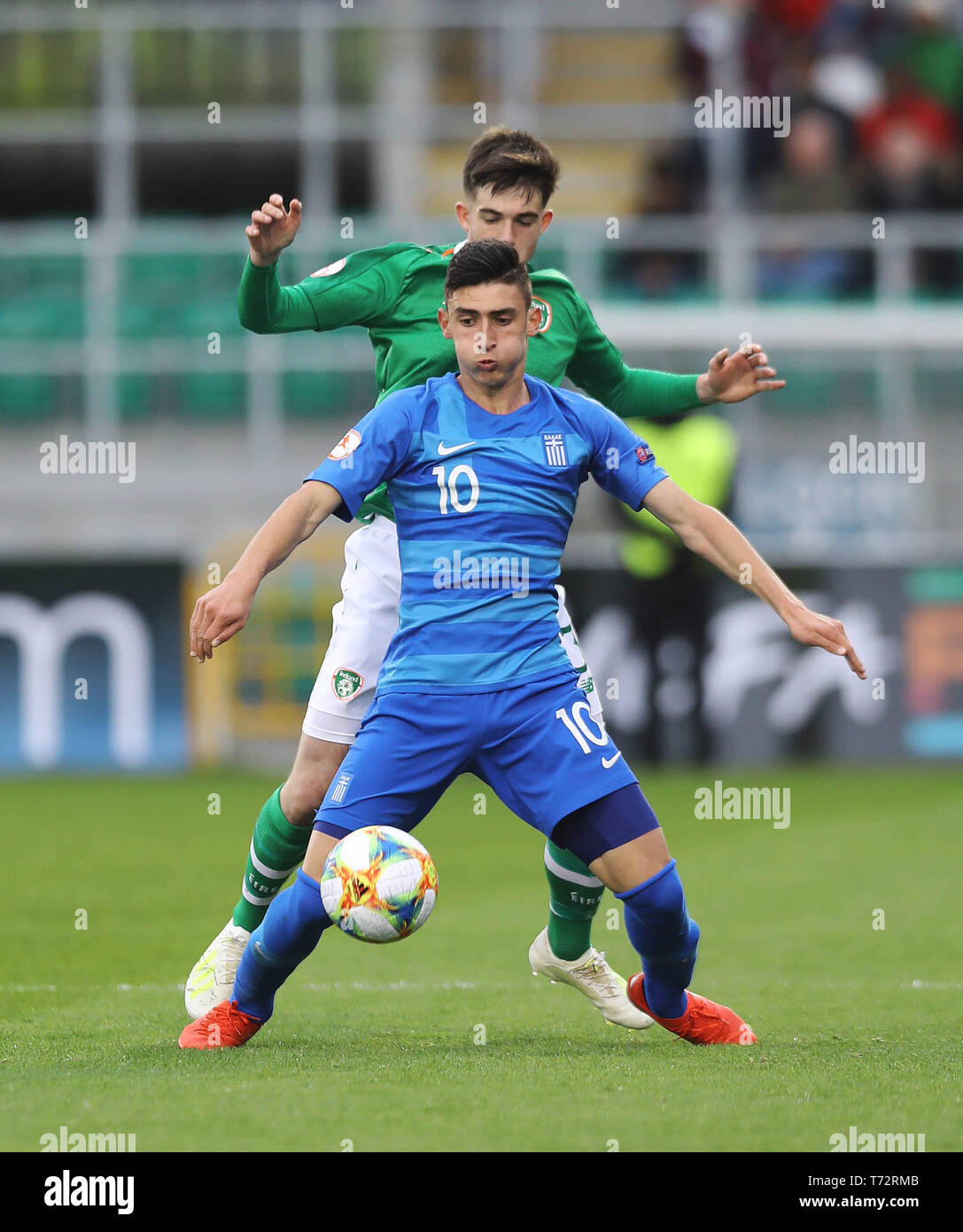 Ireland's James Furlong and Vasilis Sourlis of Greece pictured during ...