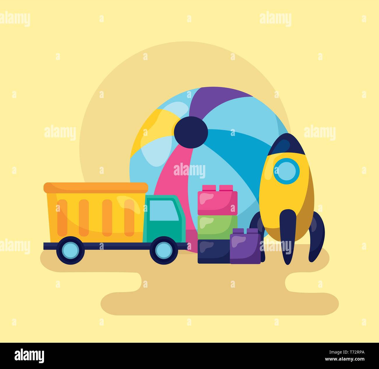 kids toys design Stock Vector Image & Art - Alamy