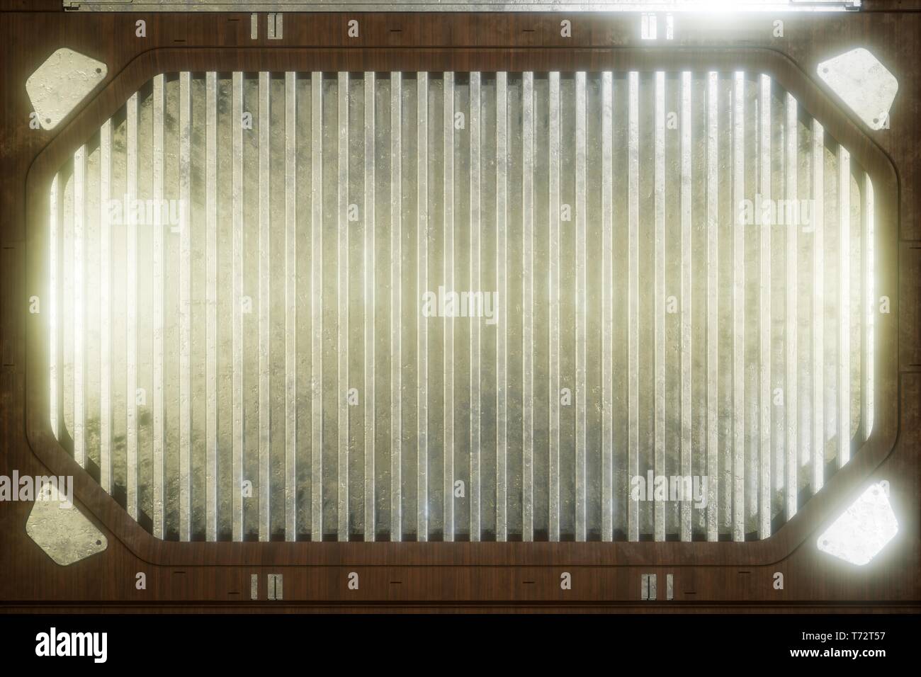 Sci Fi Metal Background Stock Photo - Alamy