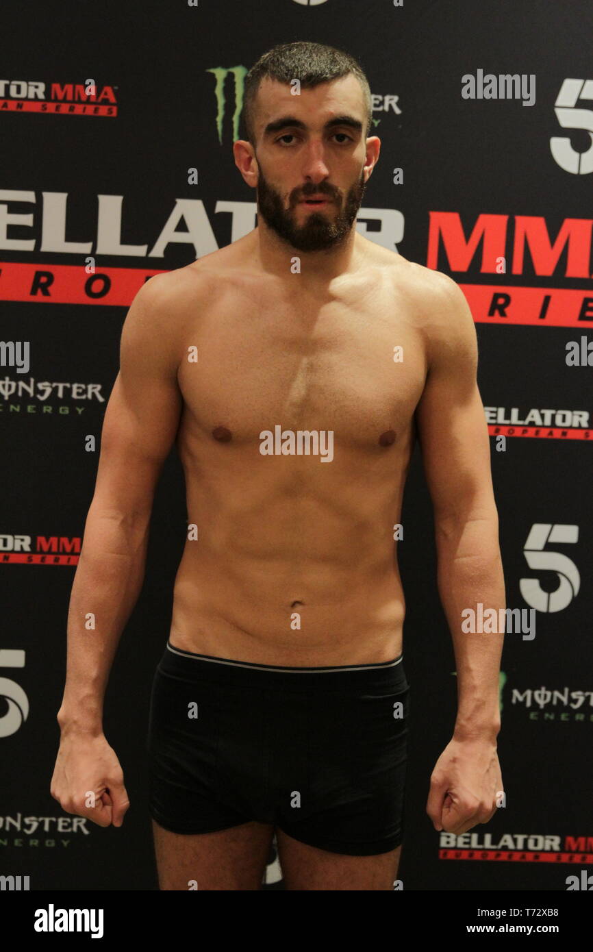 Mohammad Yahya during the BELLATOR MMA weigh in's before BELLATOR ...