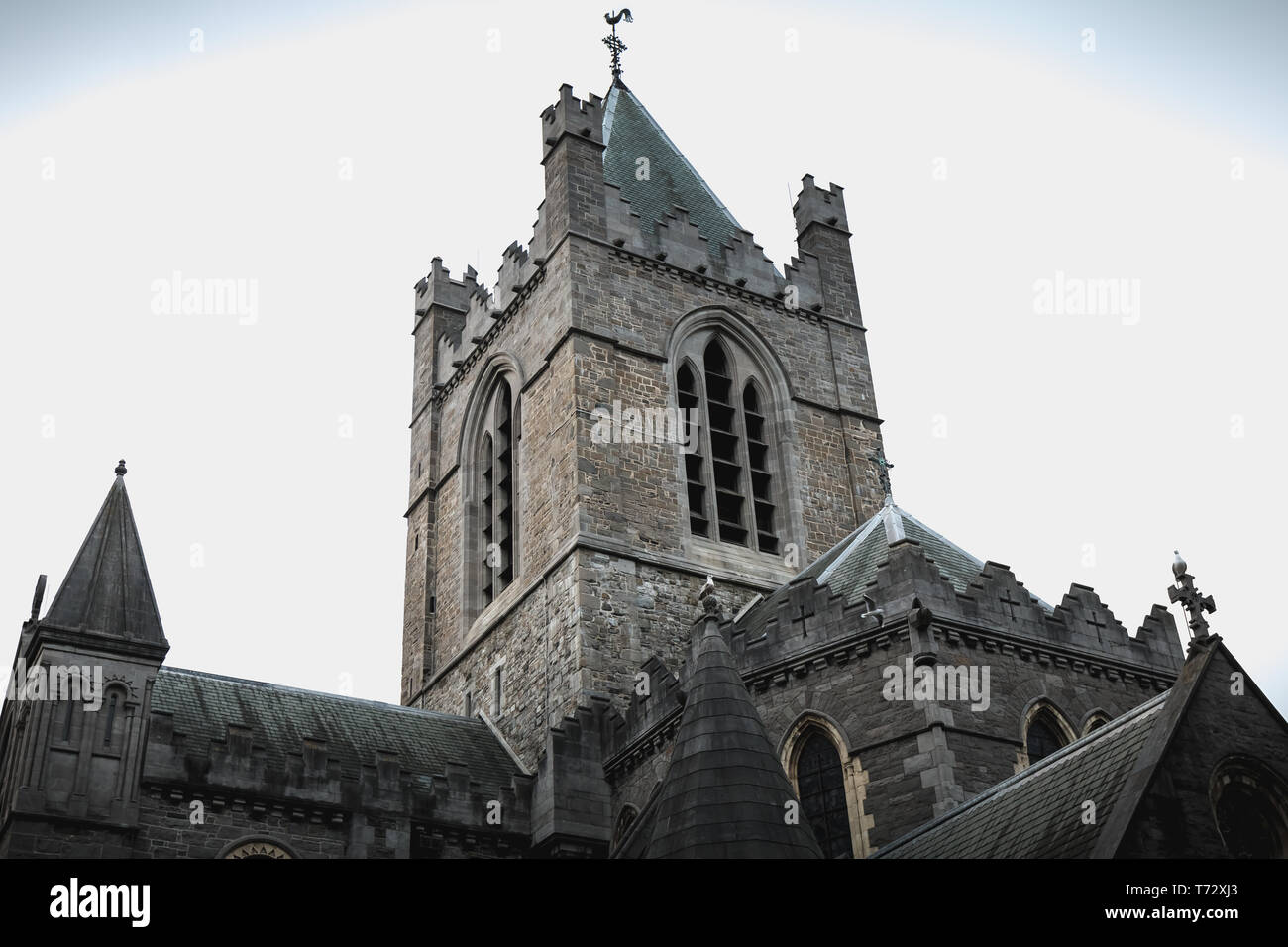 Architectural detail of Christ Church Cathedral or The Cathedral of the ...