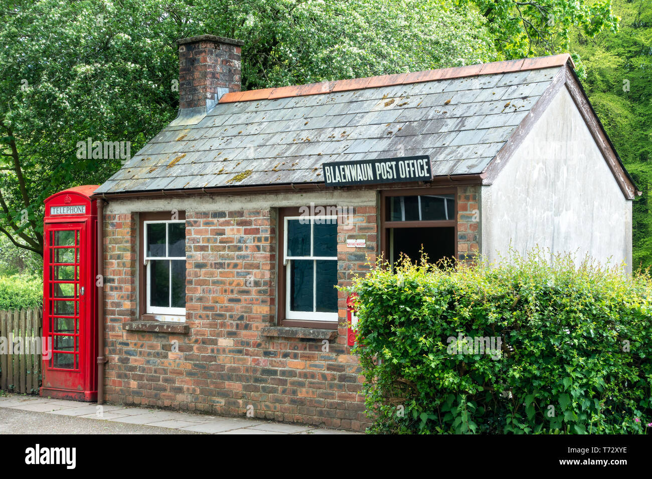 CARDIFF, UK - APRIL 27 : Blaewaun Post Office at St Fagans National ...