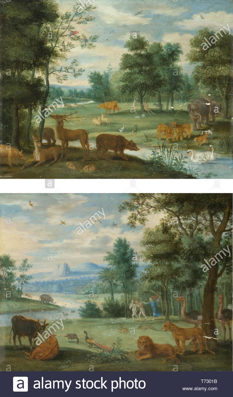 Expulsion Of Adam And Eve From The Garden Of Eden Stock Photos ...