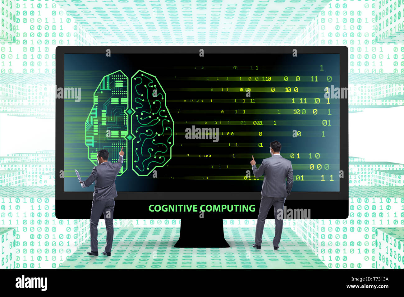 Cognitive computing and machine learning concept Stock Photo - Alamy