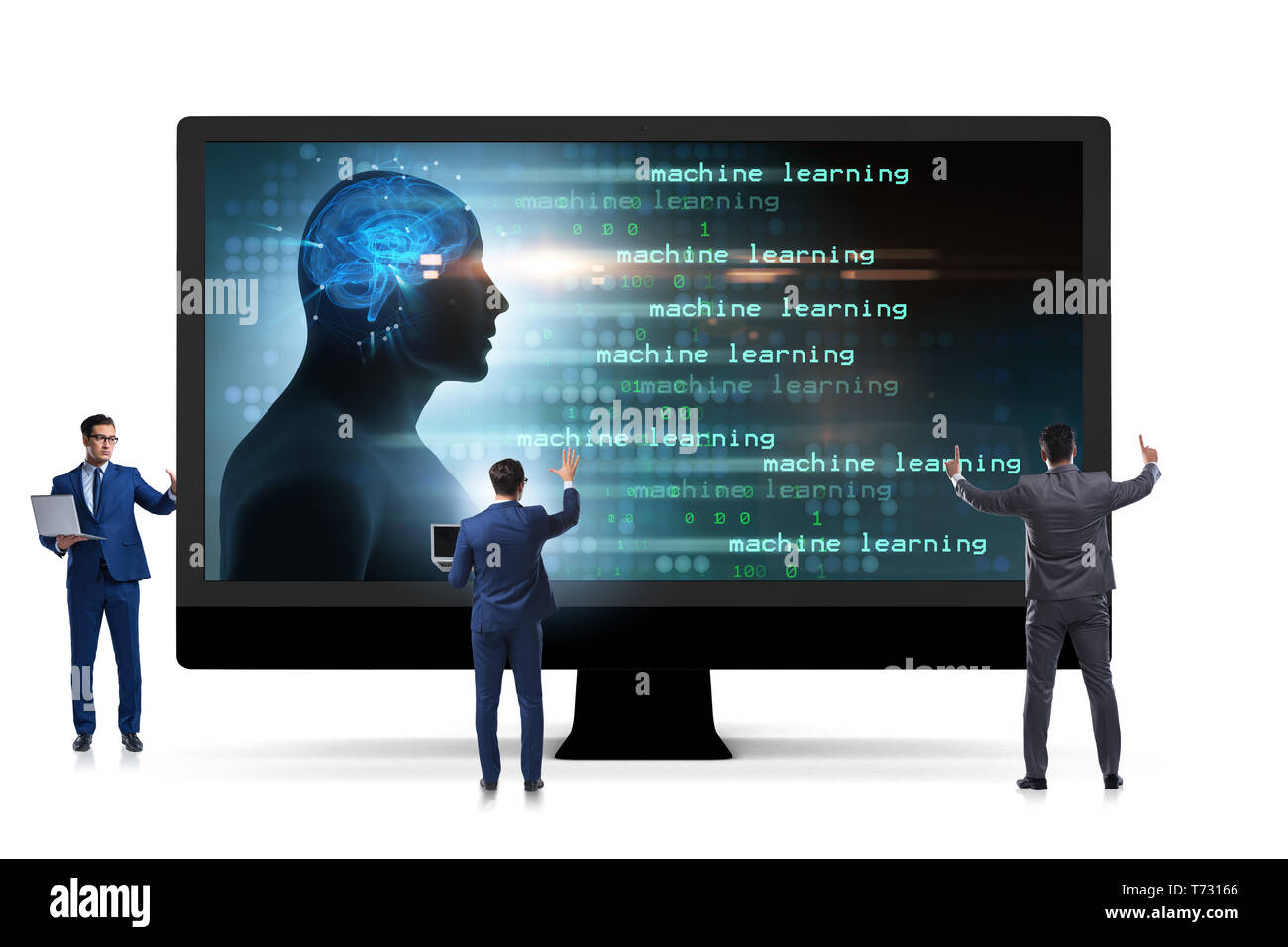 Cognitive computing and machine learning concept Stock Photo - Alamy