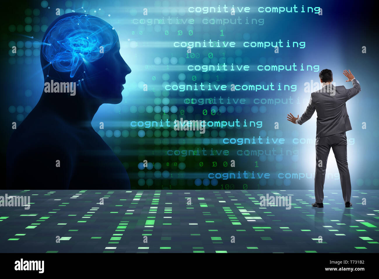 Cognitive computing and machine learning concept Stock Photo - Alamy