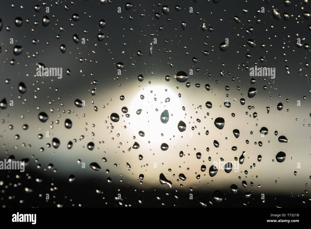 water drop on window Stock Photo - Alamy
