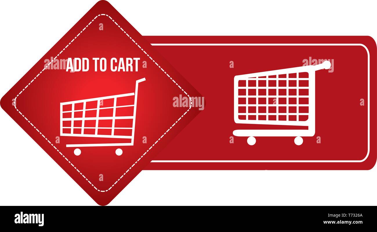 Red carts Stock Vector Images - Alamy