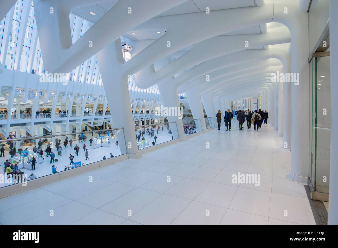 OCULUS MAIN HALL (©SANTIAGO CALATRAVA 2018) WESTFIELD WORLD TRADE ...