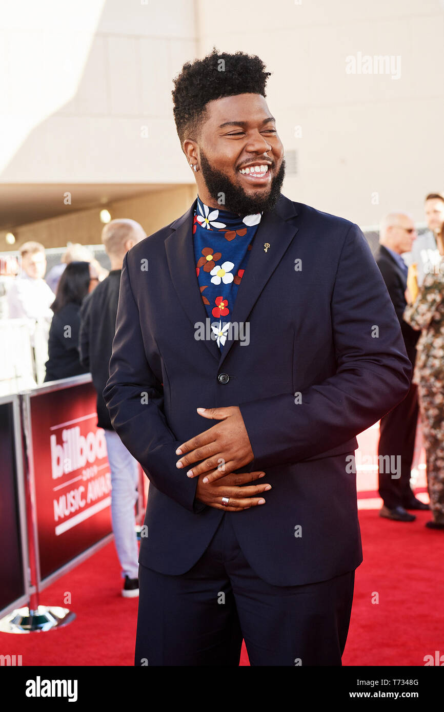 Khalid at the 2019 Billboard Music Awards held at MGM Grand Garden ...